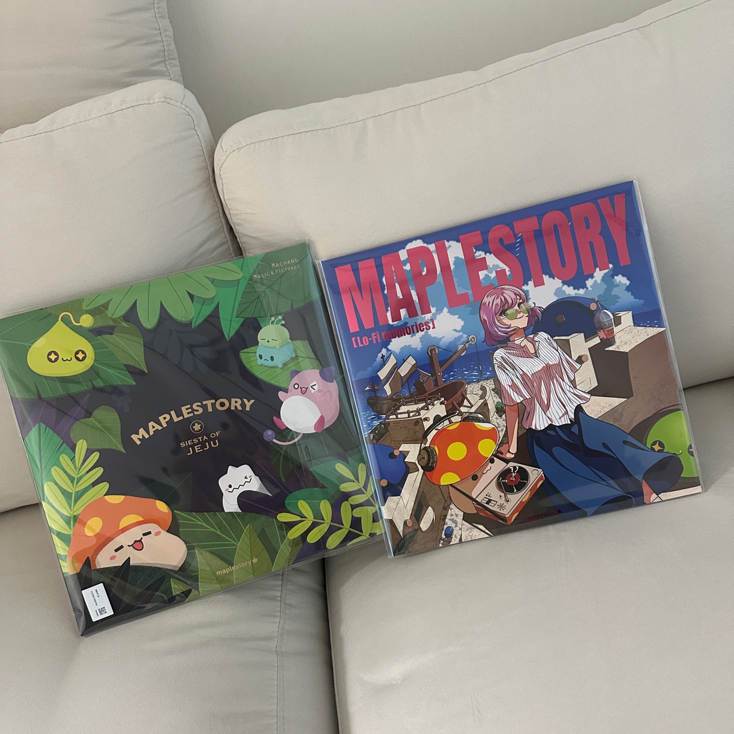 (미개봉) 메이플스토리 제주 한정판 LP 1&2탄 | 콜리(Colley)