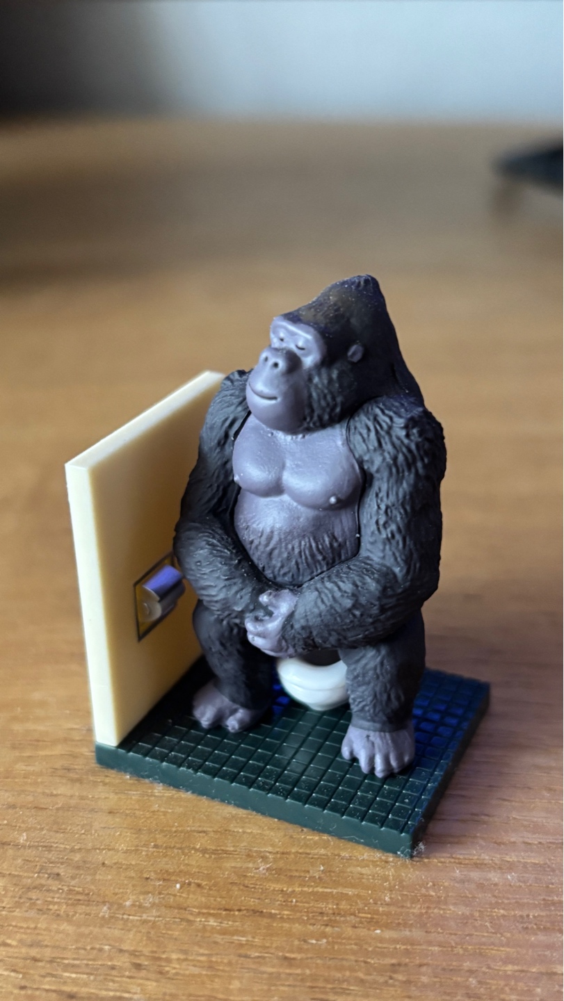 화장실 가챠 : 고릴라 ㅎ | 콜리(Colley)