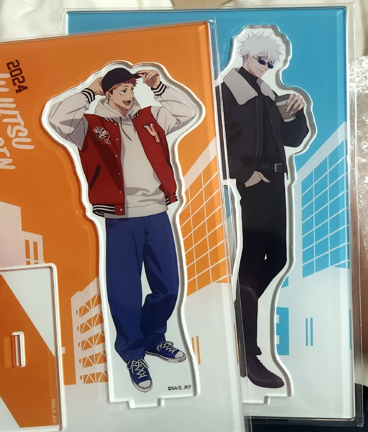 🌸 주술회전 2024 시부야사변 쥬쥬카페 고죠 사토루, 이타도리 유지 LD 아크릴 스탠드 | 콜리(Colley)