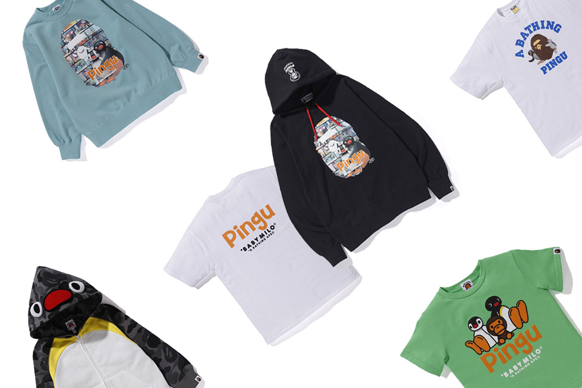 추억의 애니, 핑구와 베이프의 협업 컬렉션 공개 | 콜리(Colley)