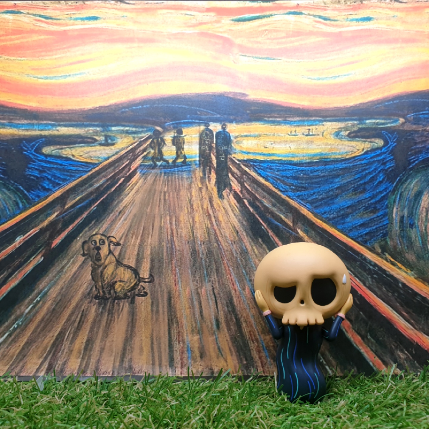 Labubu Art _The scream | 콜리(Colley)