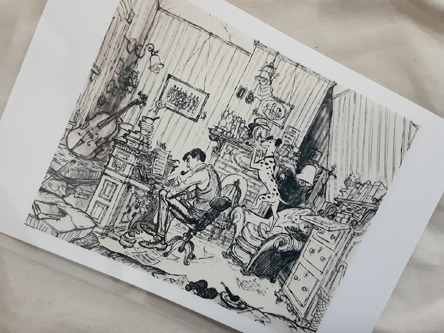 🖤🤍101마리 달마시안 엽서🤍🖤 | 콜리(Colley)