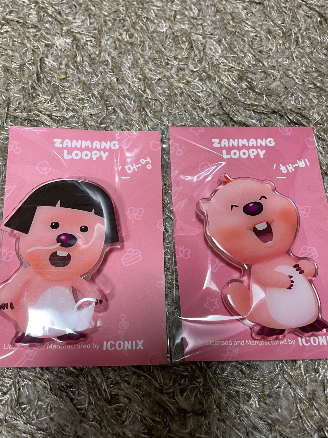 잔망루피 팝업스토어 그립톡 콜리 Colley