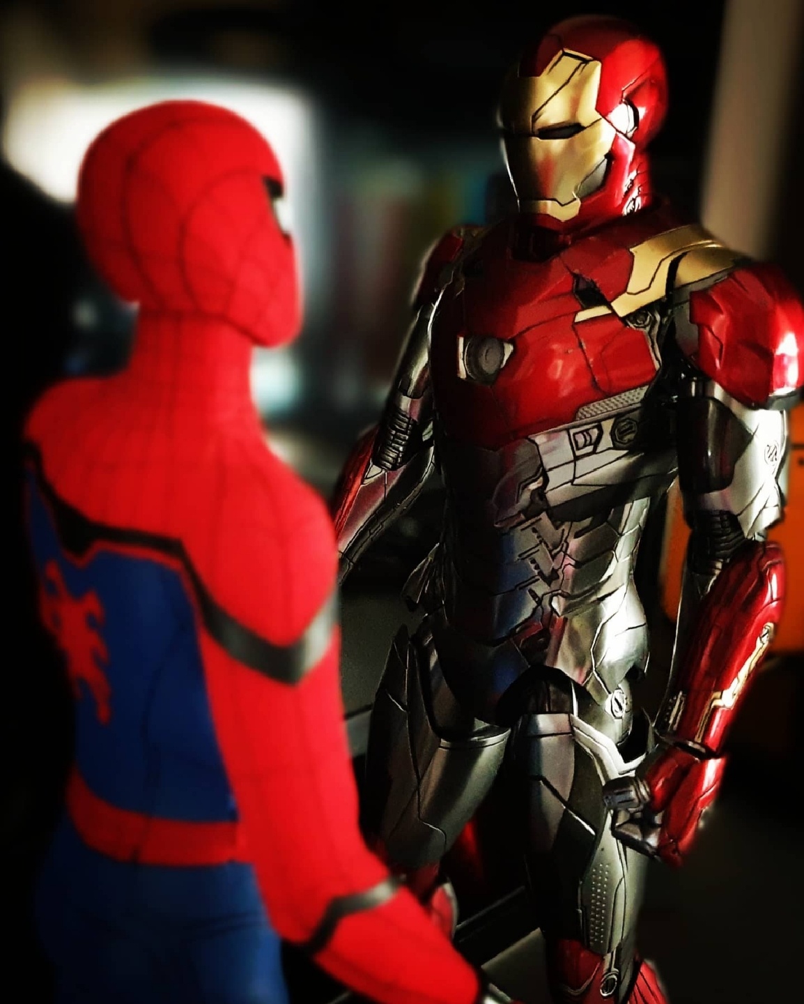 핫토이 아이언맨 마크47 & 스파이더맨 스타크 슈트 | 콜리(Colley)