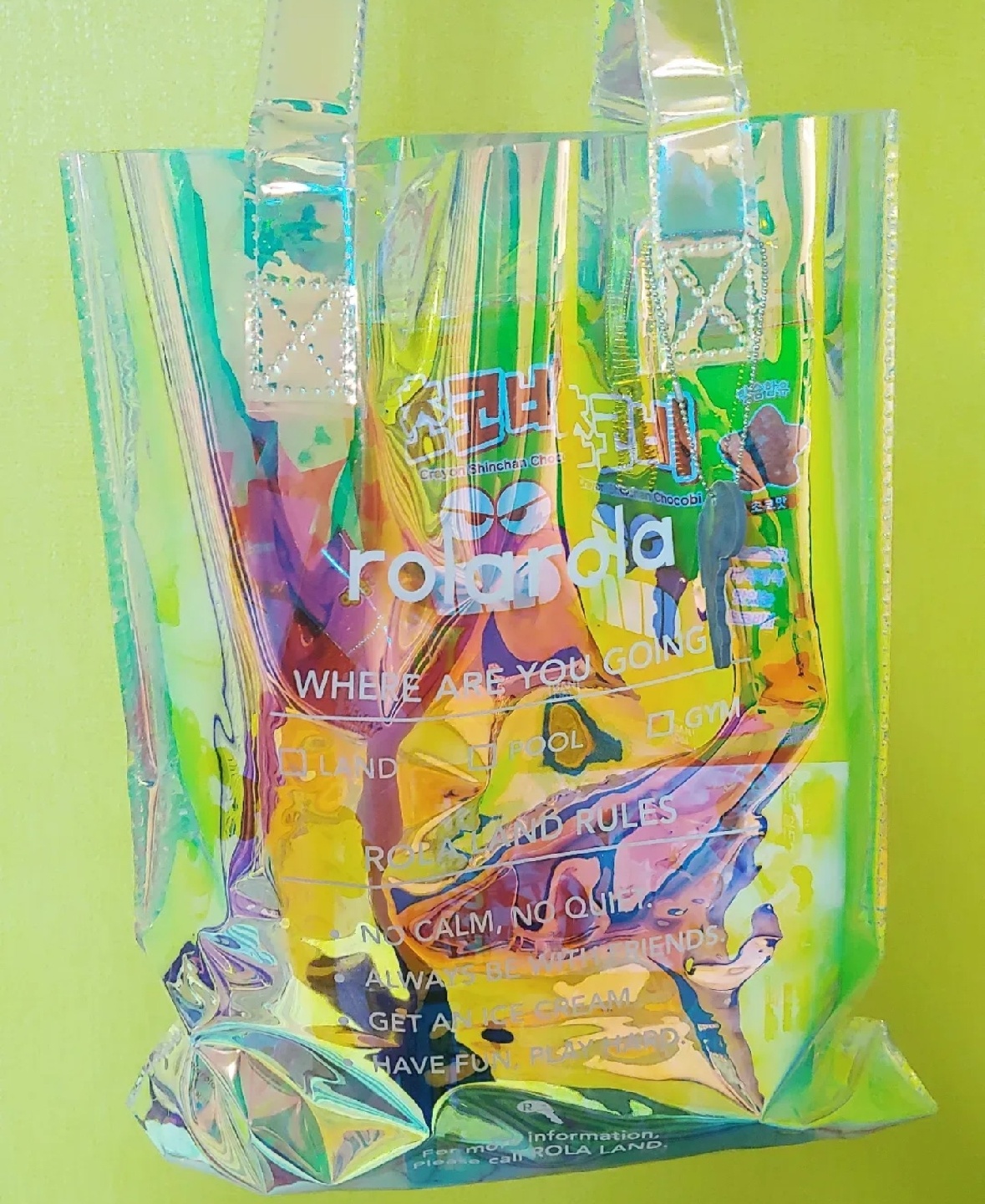 초코비 & 로라로라 PVC 백 | 콜리(Colley)