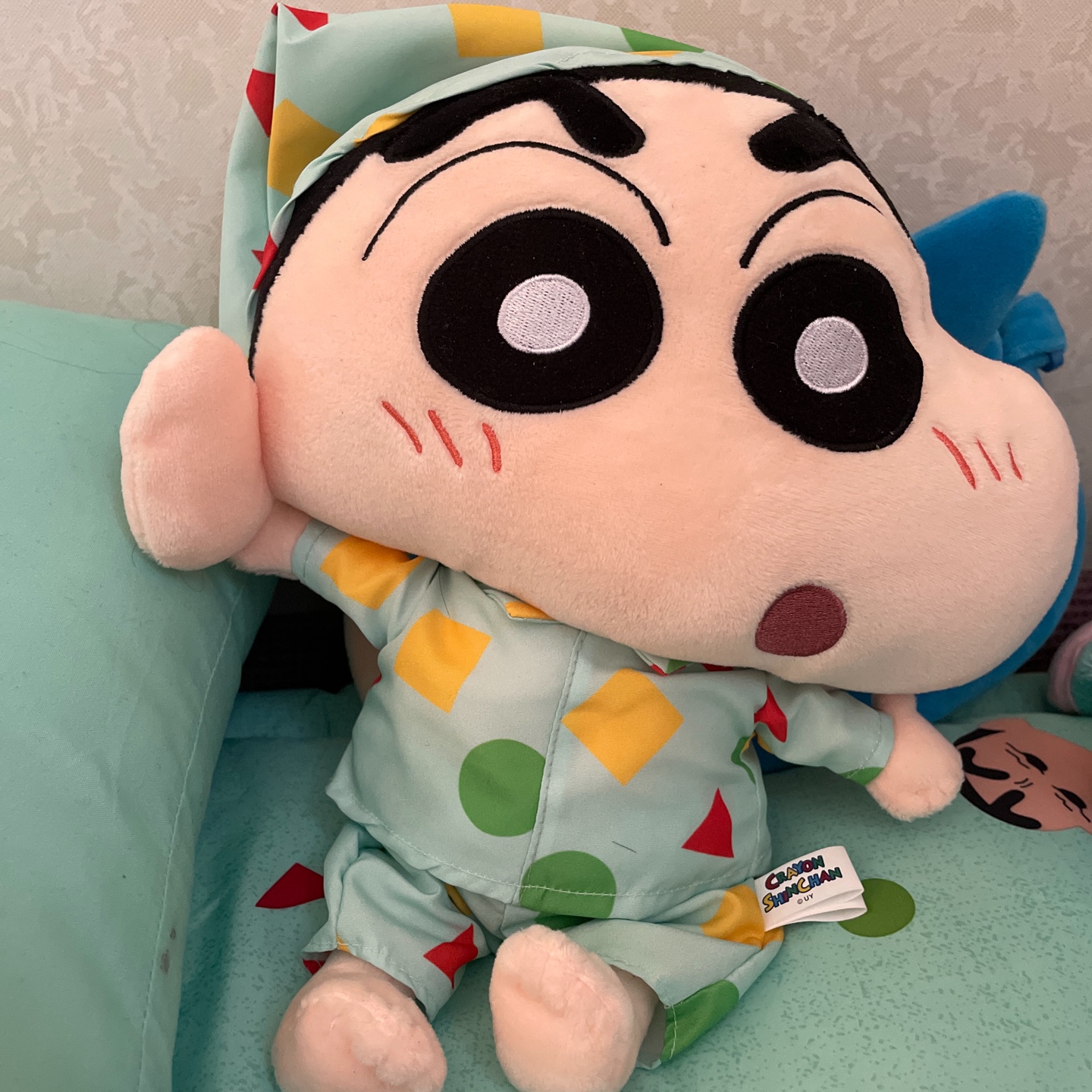 잠옷입고 아침마다 기지개 펴는 짱구 ️ 콜리 Colley