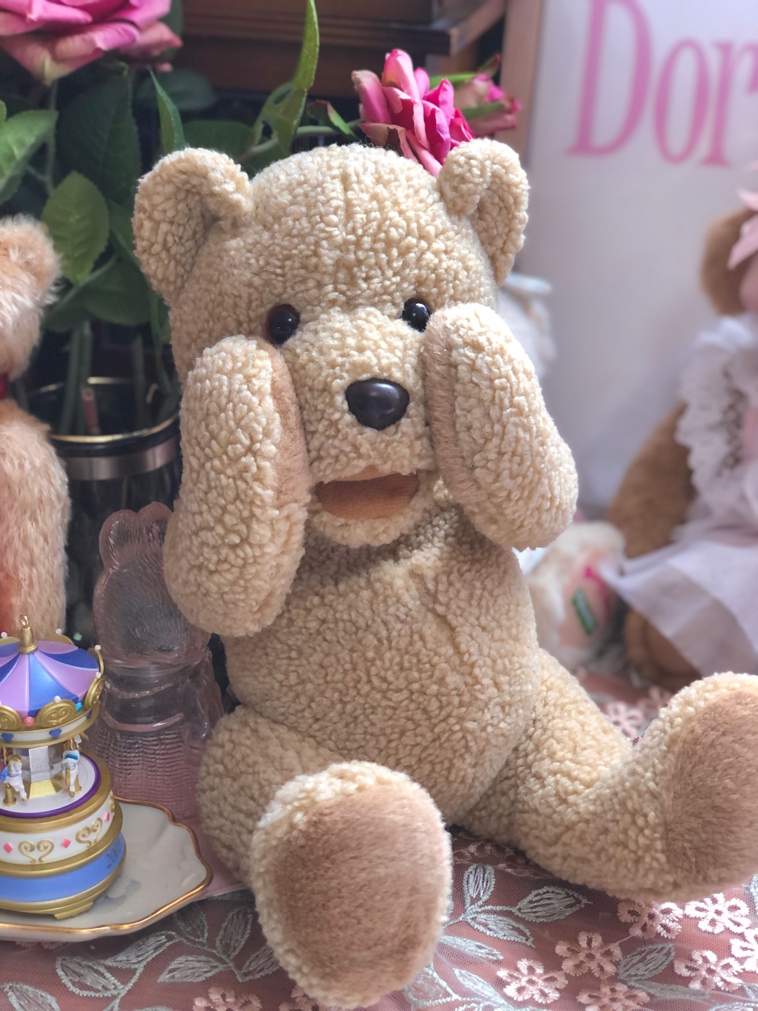 80년대 빈티지 Mango Teddy Bear | 콜리(Colley)