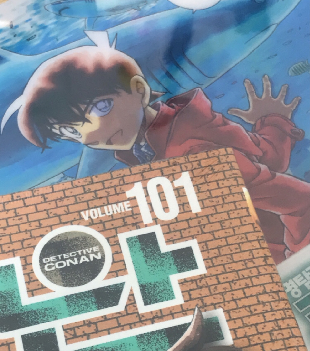 명탐정 코난 101권 초판 도착!! 한정판 라이브 특전 신이치 아크릴도 왔습니다 너무 기뻐요 | 콜리(Colley)