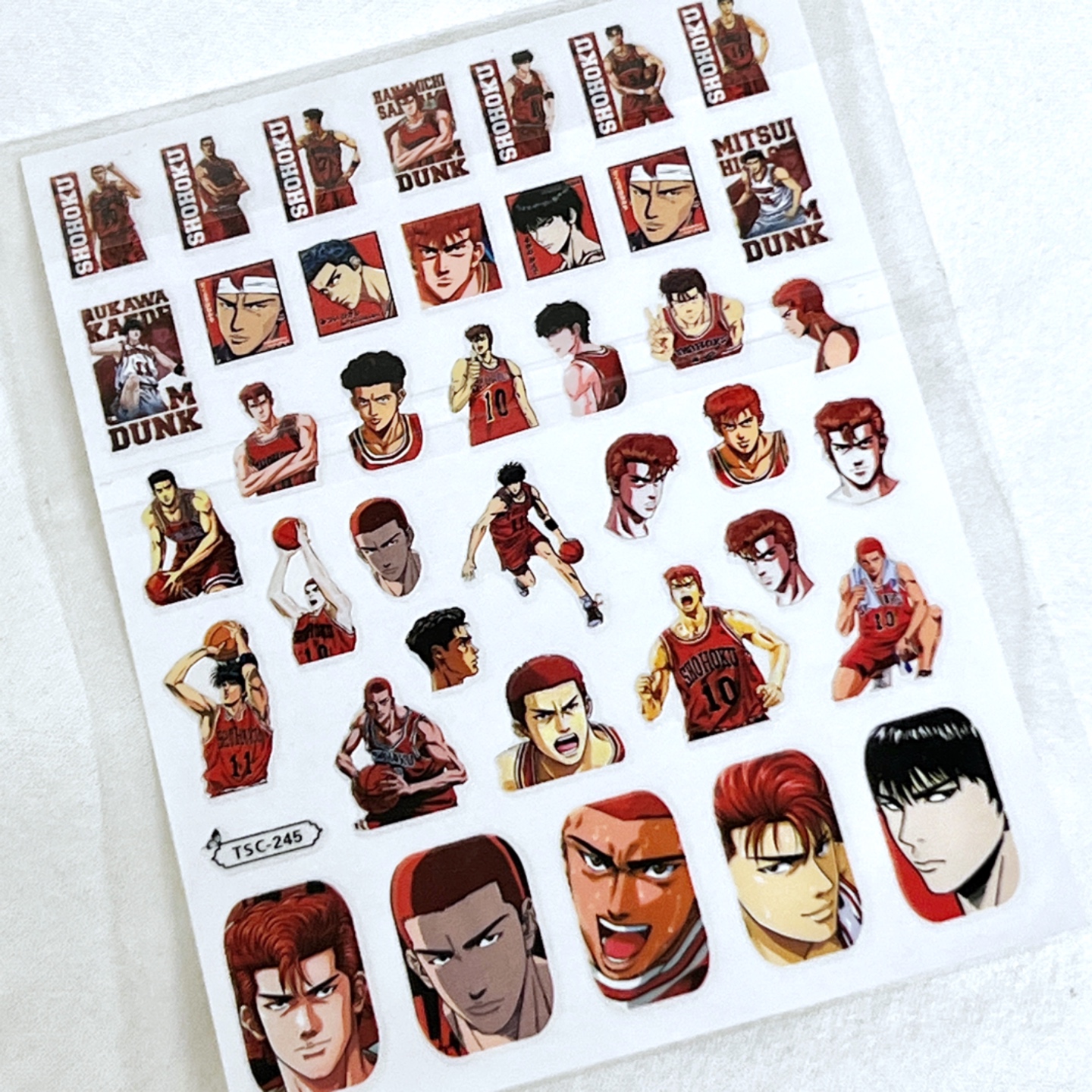 지인분이 구해주신 슬램덩크 네일씰💅 | 콜리(Colley)