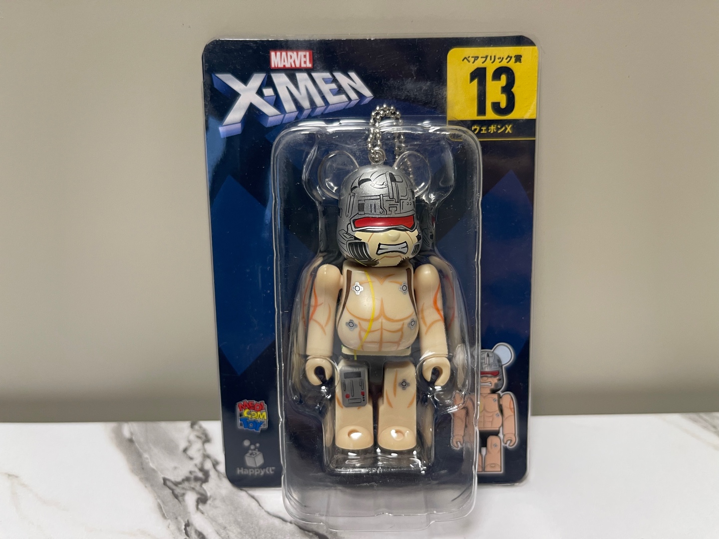 베어브릭 100% 마블 엑스맨 13번 웨폰X | 콜리(Colley)