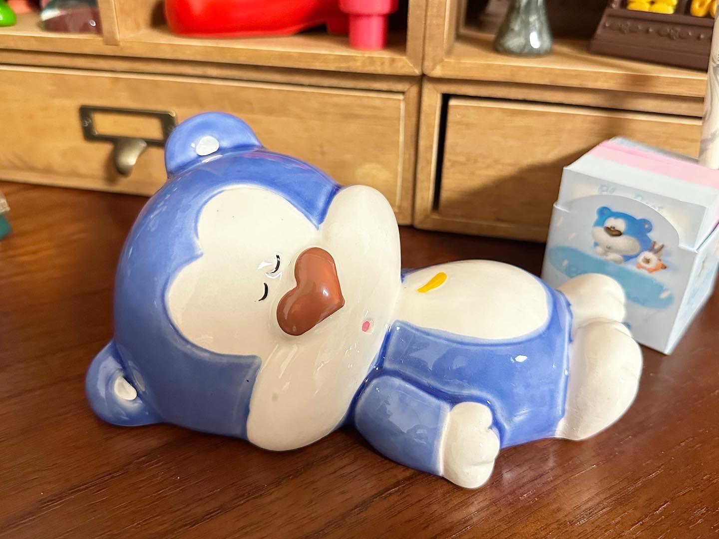 [모닝글로리] 블루베어 도자기 저금통 💰💕 콜리 Colley