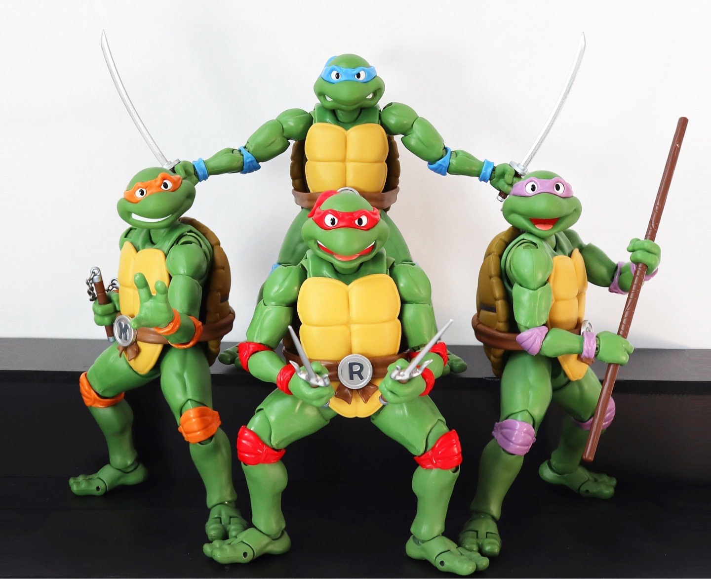 반다이 shf 닌자거북이 4총사 집합!!! | 콜리(Colley)
