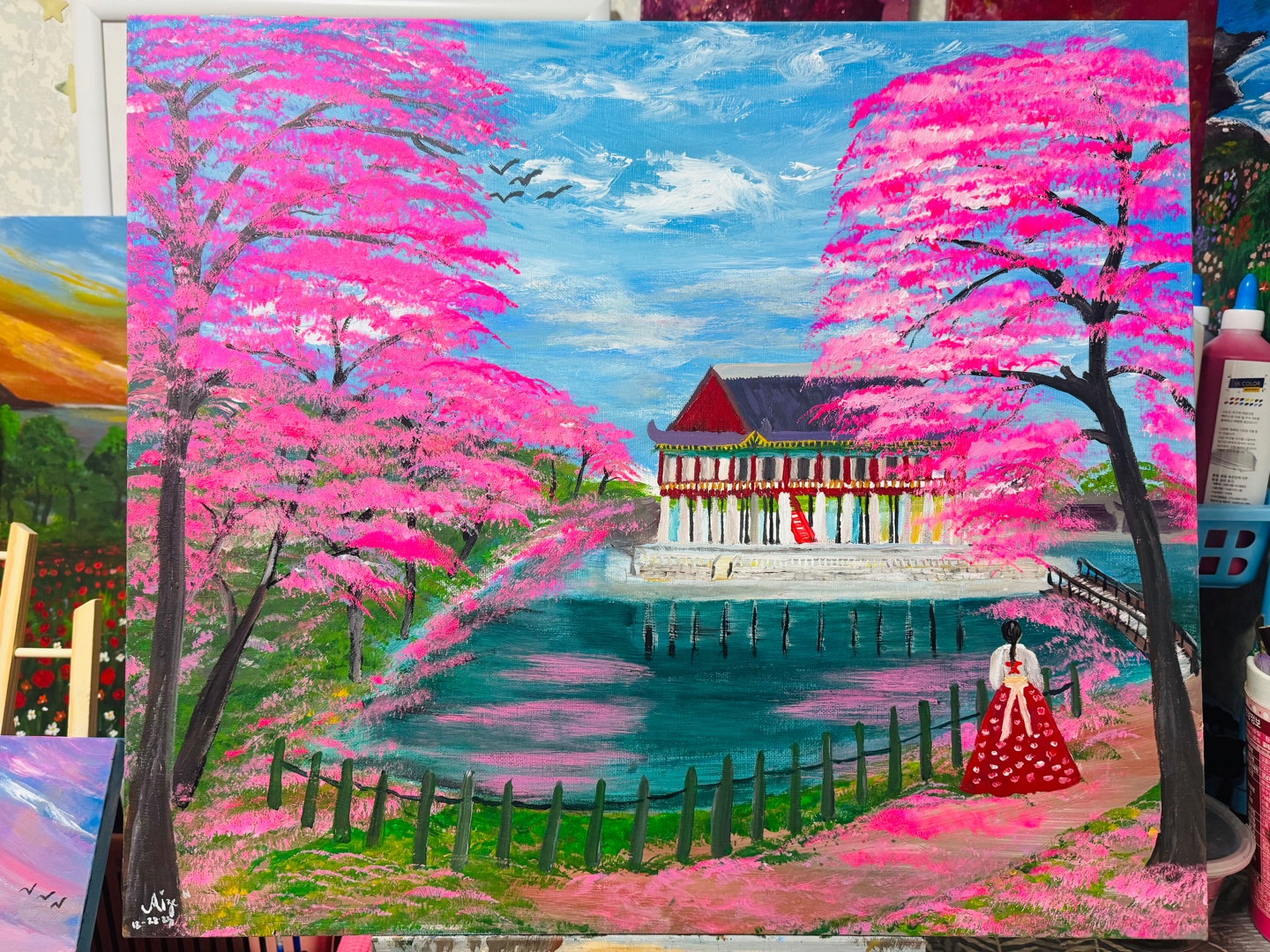 Gyeongbokgong palace cherry blossoms | 콜리(Colley)