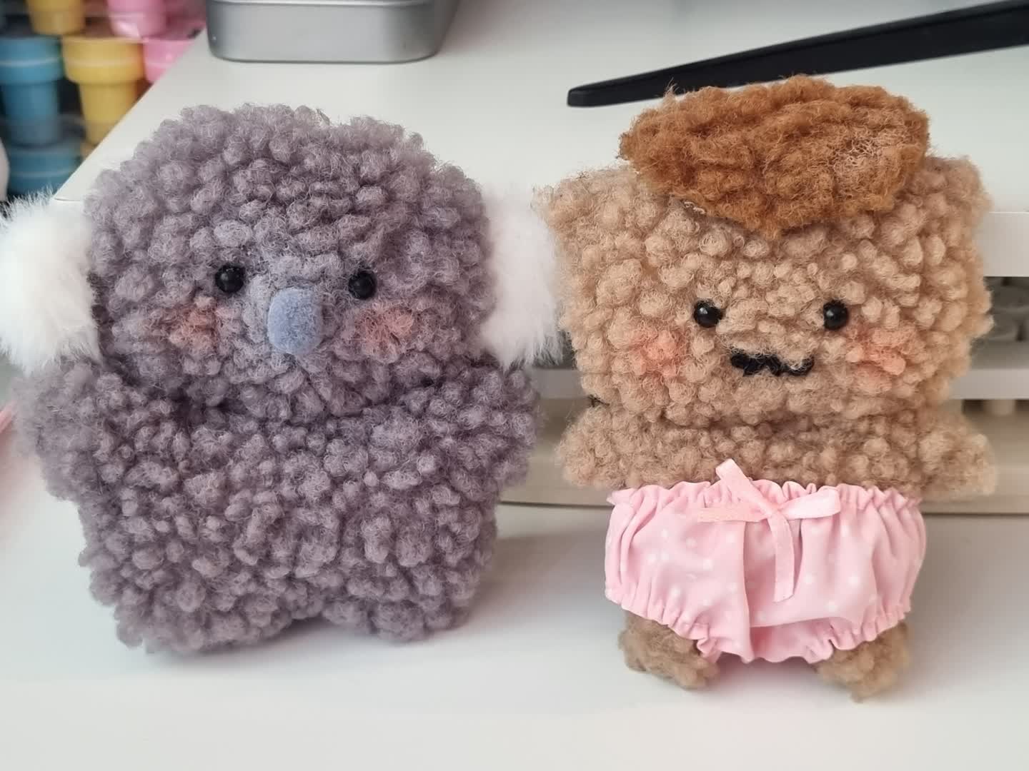 다이소 인형세트가 짭쿠리로~~~🤎 콜리 Colley
