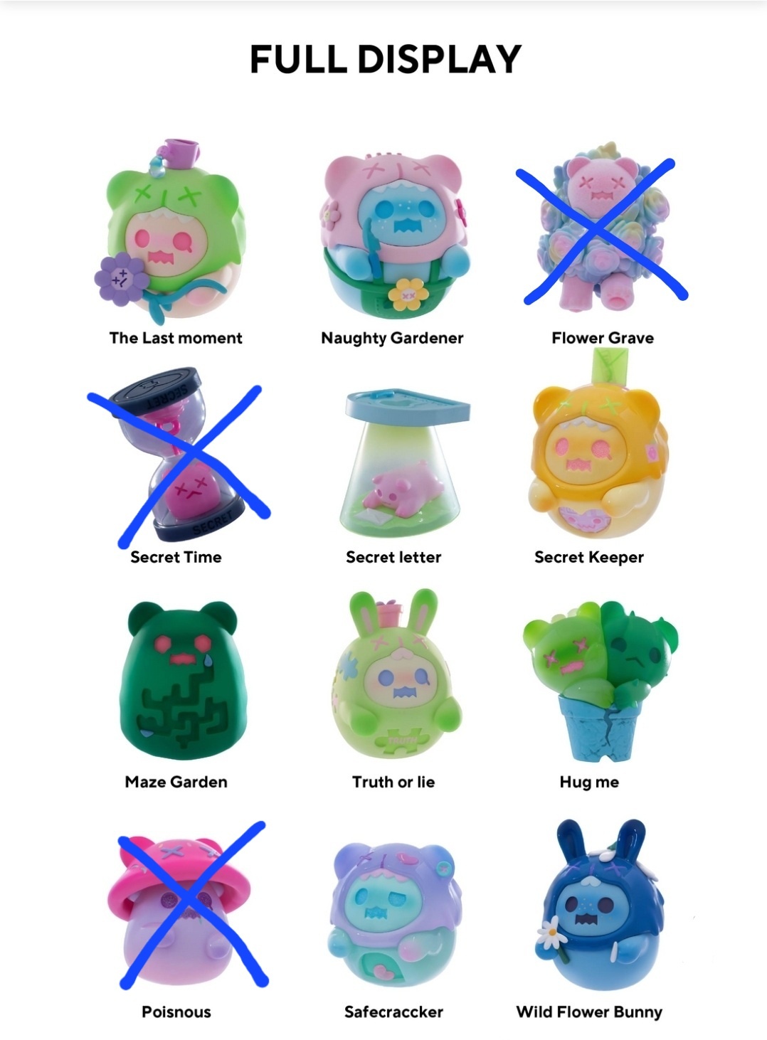 신우 작가님 피규어 The Secret Bear Graden 랜덤박스 팝니다. | 콜리(Colley)