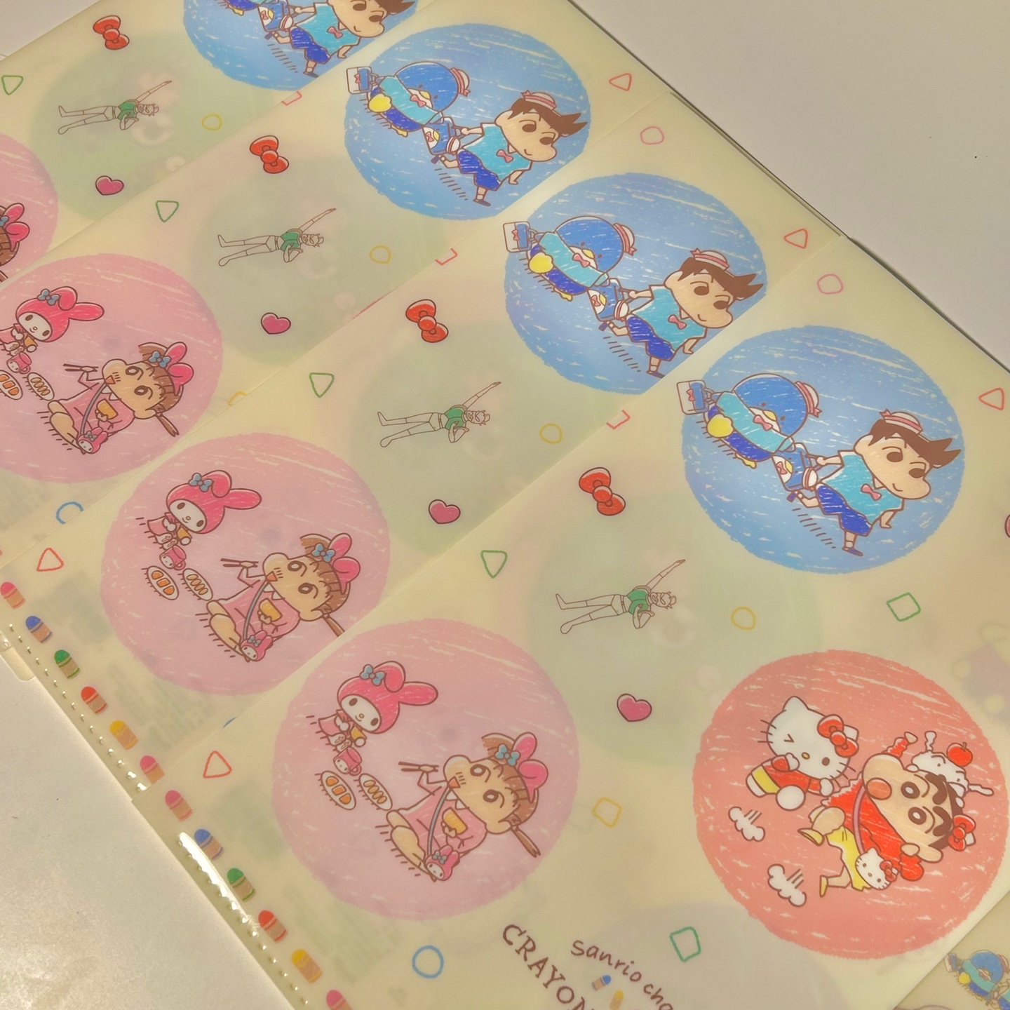 산리오x짱구 콜라보 A4 파일 | 콜리(Colley)