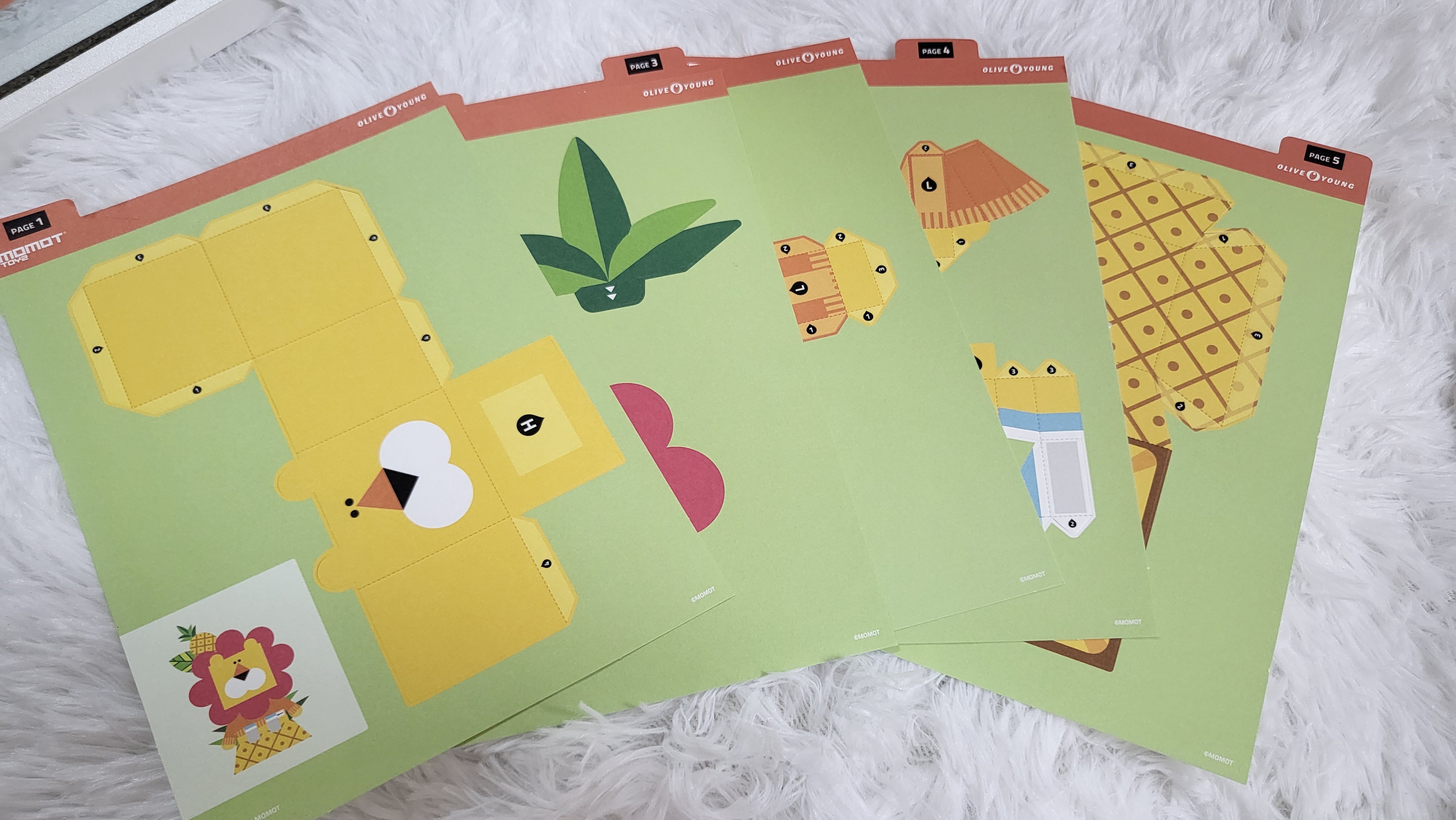 입체 퍼즐 페이퍼 토이 사자 동물 종이 제작 인테리어 포스터 3D퍼즐 | 콜리(Colley)